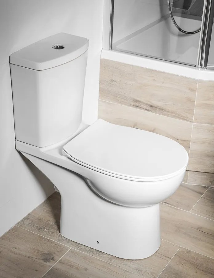 Sapho KAIRO CLEANWASH WC kombi s bidet. sprškou, zadní odpad, bílá PC106