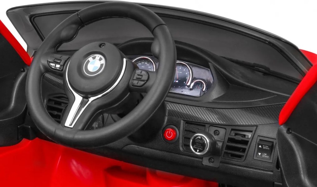 Ramiz Dětské elektrické autíčko BMW X6M - červené SUV + dálkové ovládání
