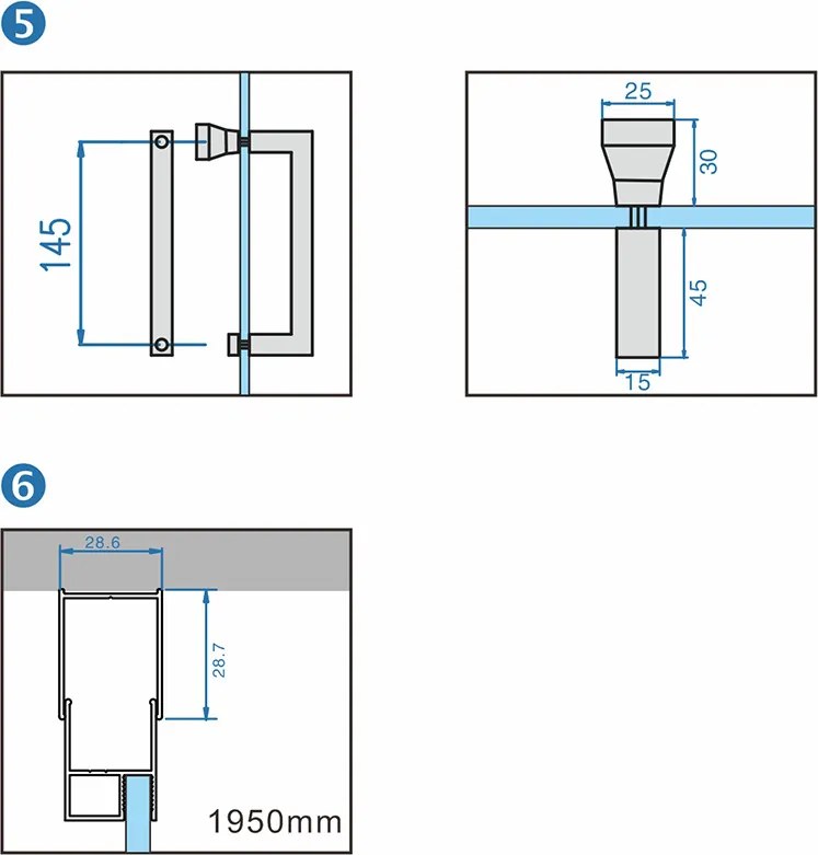 BPS-koupelny Čtvercový sprchový kout HYD-SK04B 80x80 chrom/transparent + vanička HYD-SSV-ST02A černá