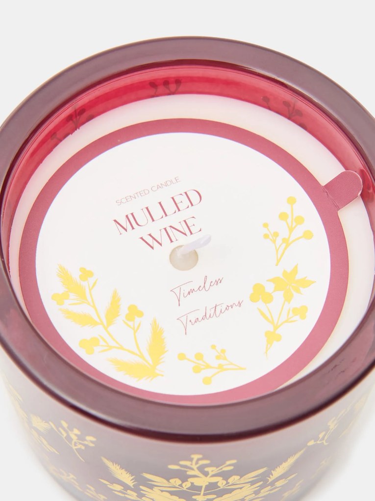 Sinsay - Vánoční vonná svíčka Mulled Wine - světle fialová