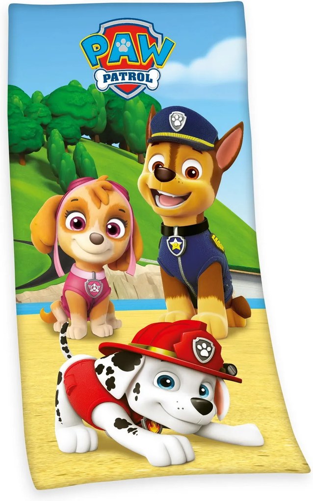 Herding Osuška Paw patrol - 75x150 cm, 100% bavlna