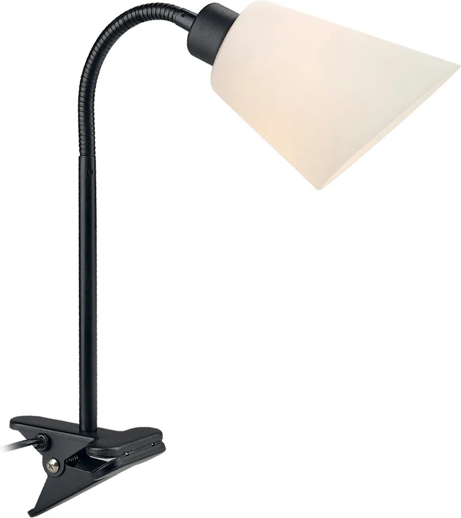 Clip-on lampa Rockford černá