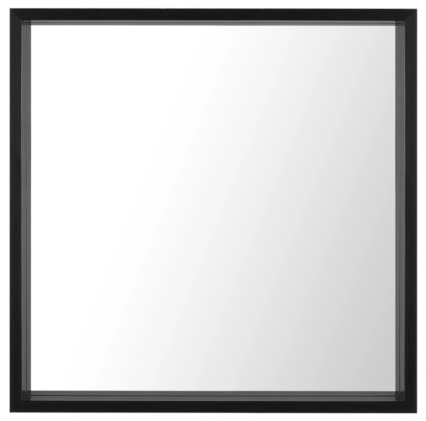 Nástěnné zrcadlo 50 x 50 cm černé BRIGNOLES
