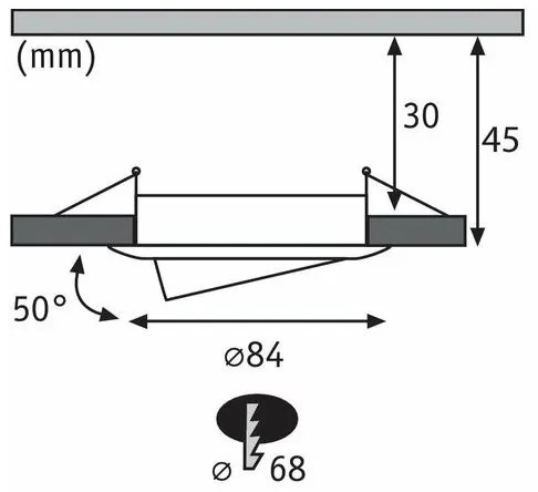 Paulmann 93483 - SADA 3xLED/6,5W IP23 Stmívatelné koupelnové svítidlo NOVA 230V