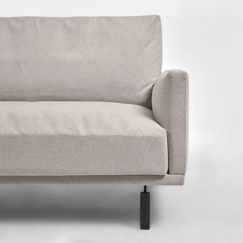 Béžová rohová pohovka Kave Home Galene, levý roh, 254 cm