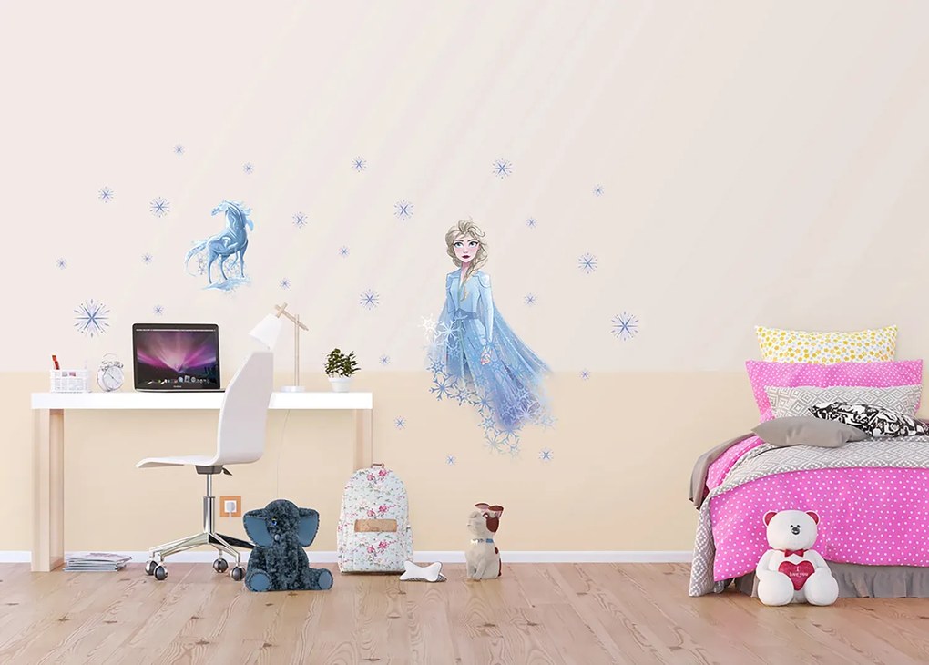 Dětská samolepka na zeď Disney Frozen – kreslené postavy | 65 x 85 cm | DDK2318
