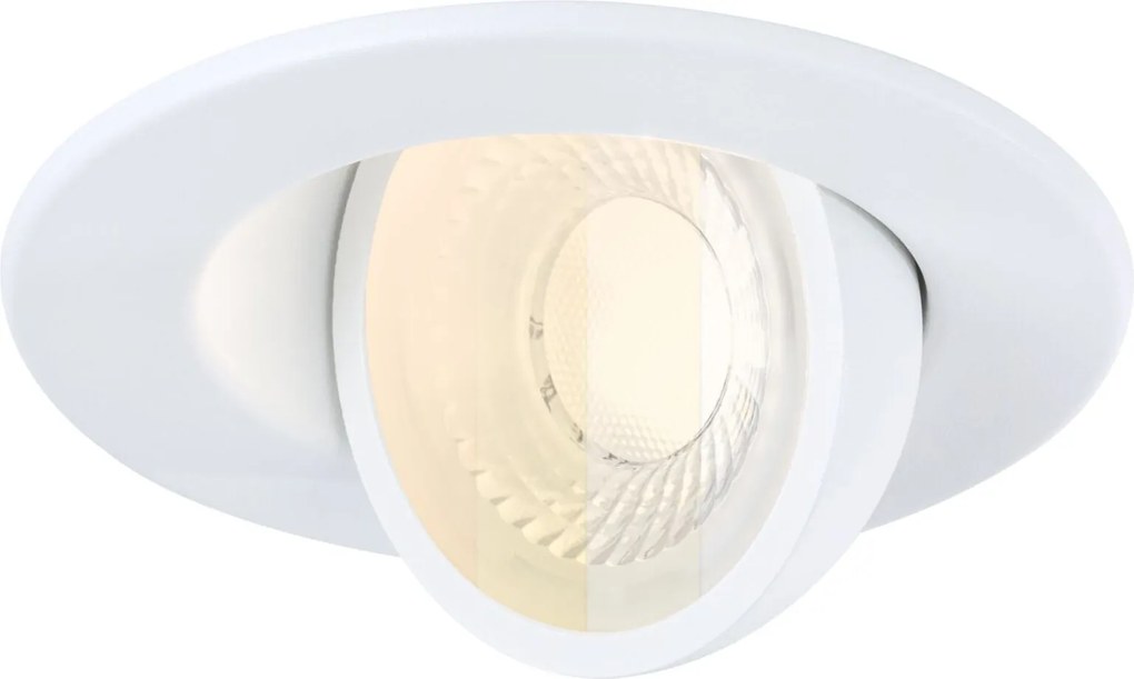 P 92411 LED vestavné svítidlo Zina IP65 5W / 8W 230V stmívatelné 2700 - 4000K bílá mat - PAULMANN
