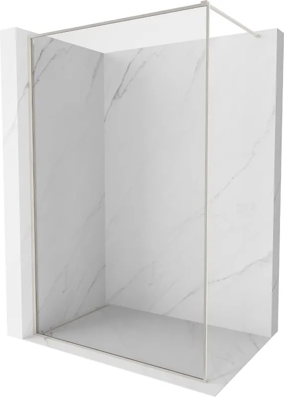 Mexen Kioto-F, sprchová zástěna s rámem 120 x 202 cm, 8 mm čiré sklo, ocelový profil, 800-120-104-97-00