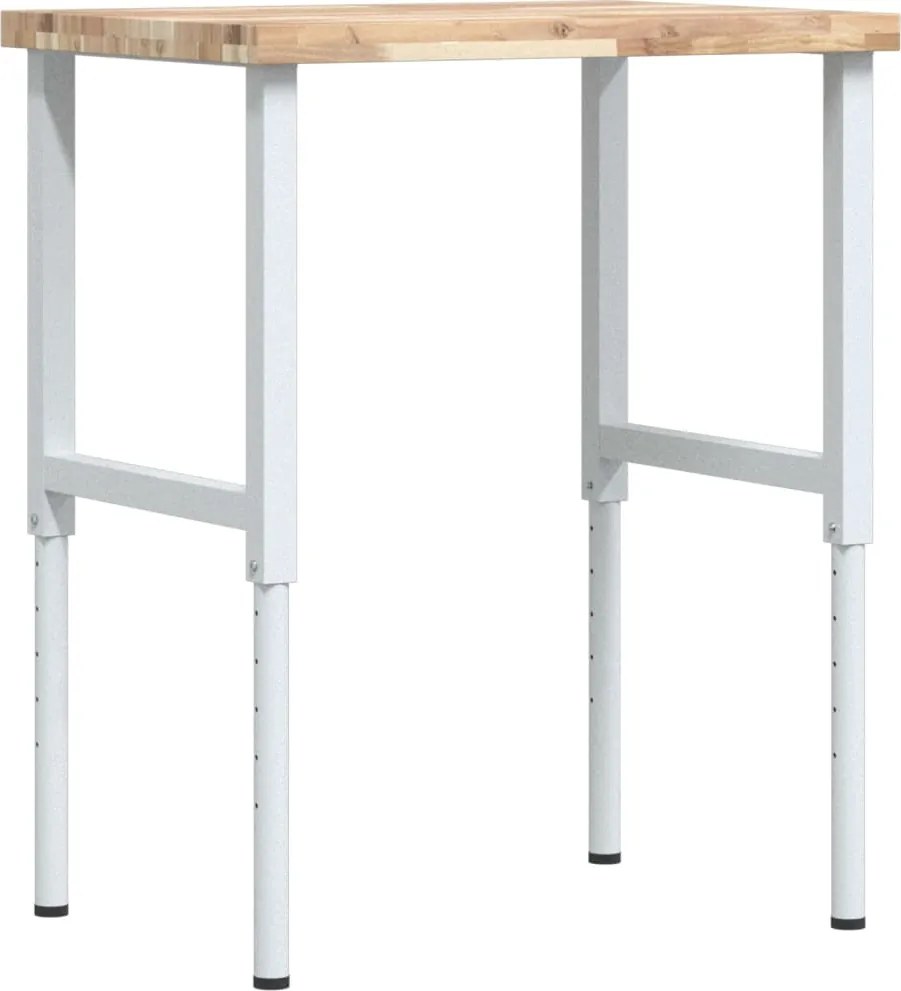 Pracovní stůl 80 x 60 x (73–99,5) cm masivní akácie obdélníkový 3309712