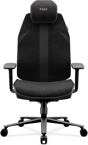 Ergonomická kancelářská židle černá: Diablo V-Flash Ultra Black