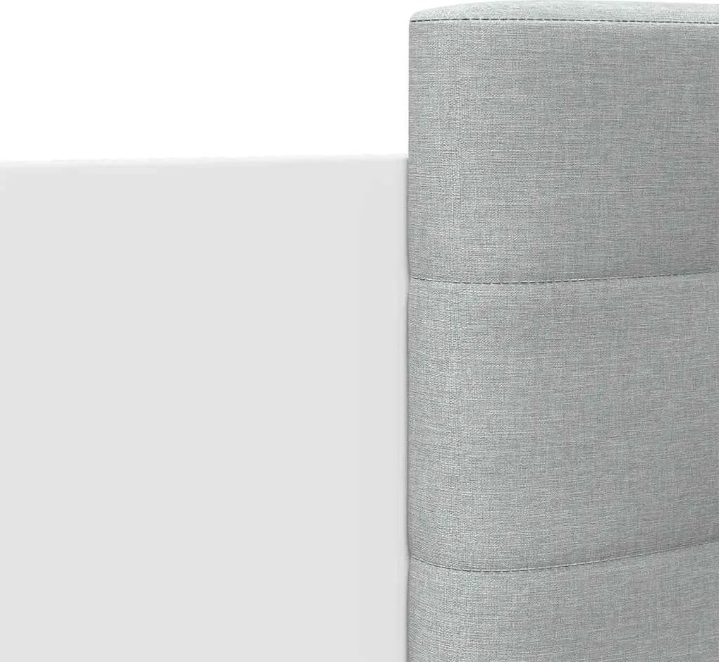 Rám postele s čelem bílý 160 x 200 cm kompozitní dřevo 3209905