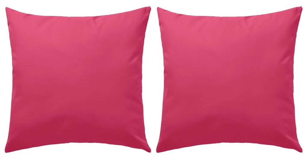 Venkovní polštářky 2 ks 60 x 60 cm růžové - Default Title