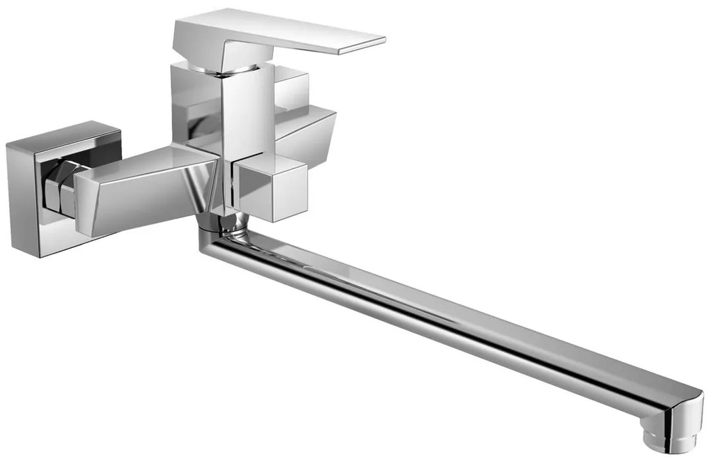 Aqualine Aqualine, RITMO nástěnná umyvadlová/vanová baterie, rozteč 150mm, chrom, RT015