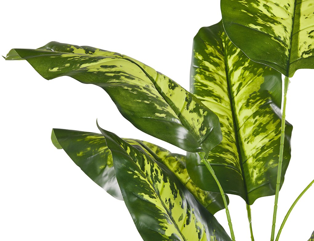 Umělá rostilina v květináči 122cm DIEFFENBACHIA Beliani