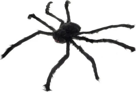 Dekorace Halloween obří pavouk 90 cm černá Malatec 21832