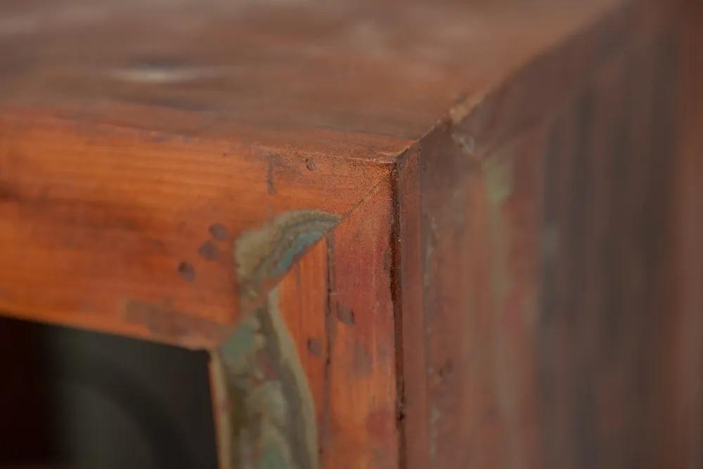 Designový odkládací stolek Jacktar 45 cm recyklované dřevo
