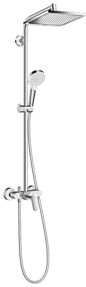 Hansgrohe Crometta E - Showerpipe 240 1jet s pákovou baterií, chrom, HAN-27284000