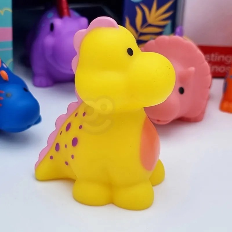 Tooky Toy Dřevěná vzdělávací pyramida z kostek pro děti dinosauři