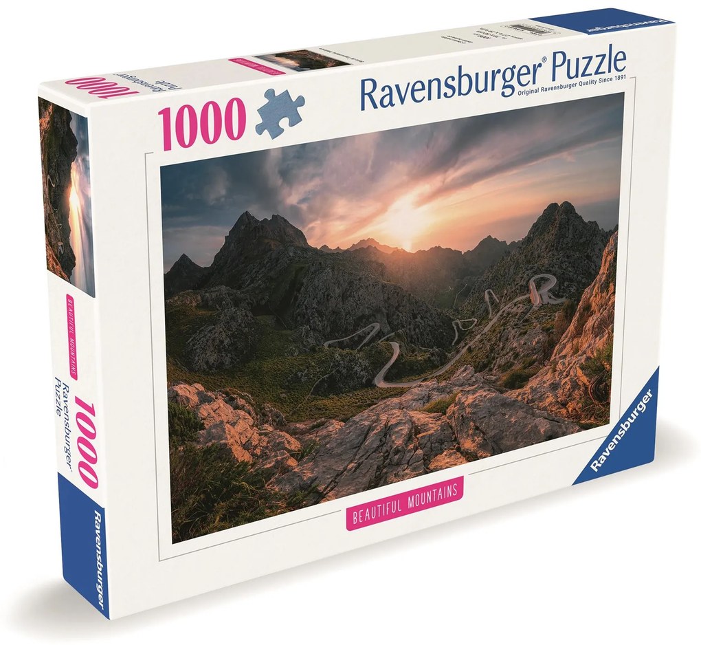 Puzzle ravensburger 120002512 dechberoucí hory: pohoří serra de tramuntana, malorka
