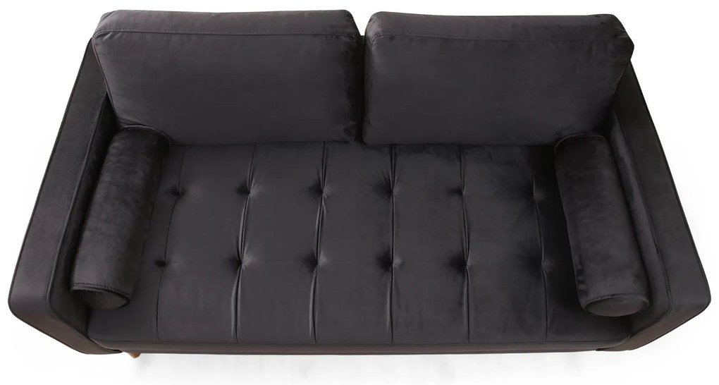 Hanah Home Dvoumístná pohovka ROME černá 175 cm 560ARE1516