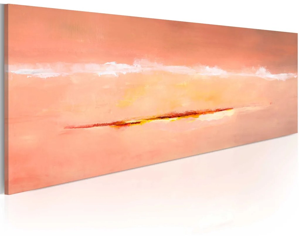 Ručně malovaný obraz - Abstract svítání - 100x40