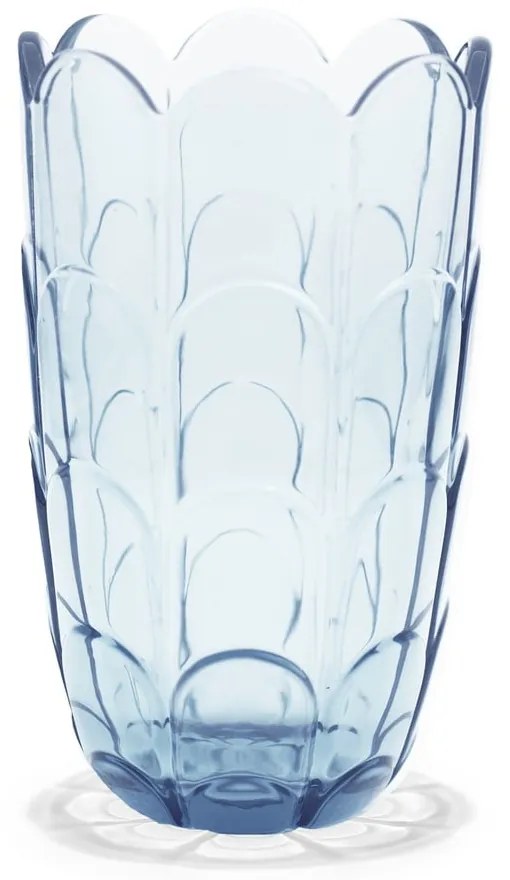 Světle modrá skleněná ručně vyrobená váza (výška 19 cm) Lily – Holmegaard