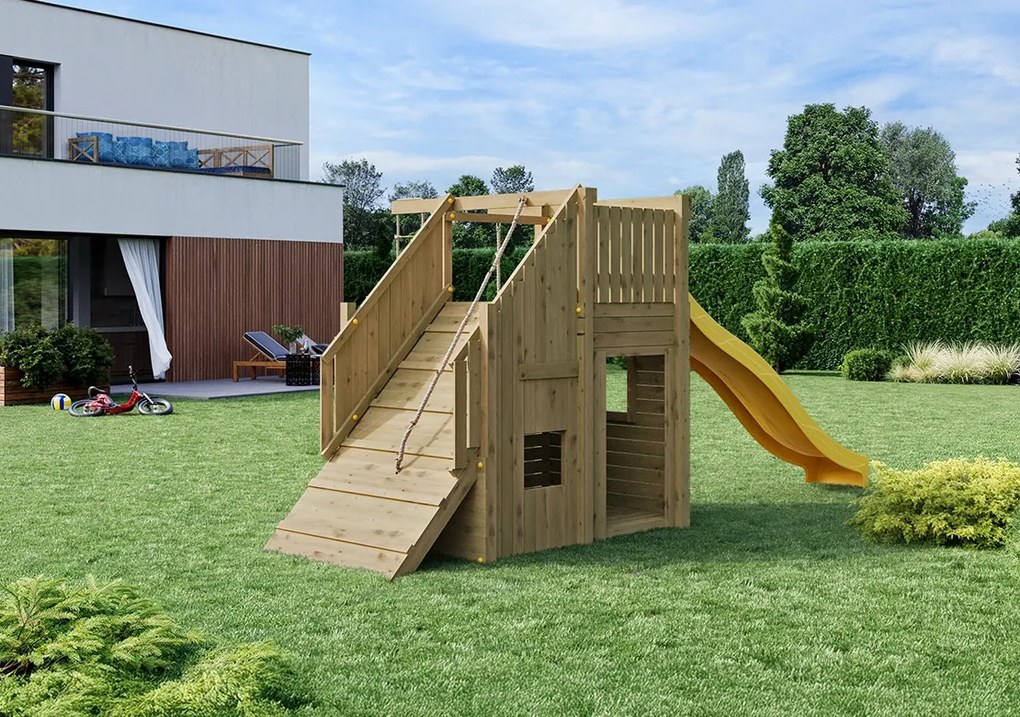 Marimex | Dětské hřiště Marimex Play Basic 016 + žlutá skluzavka | 11640674