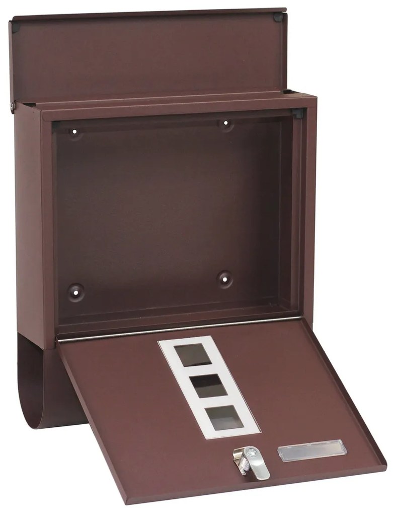 Poštovní ocelová schránka s okénky a tubusem BK.210.HM