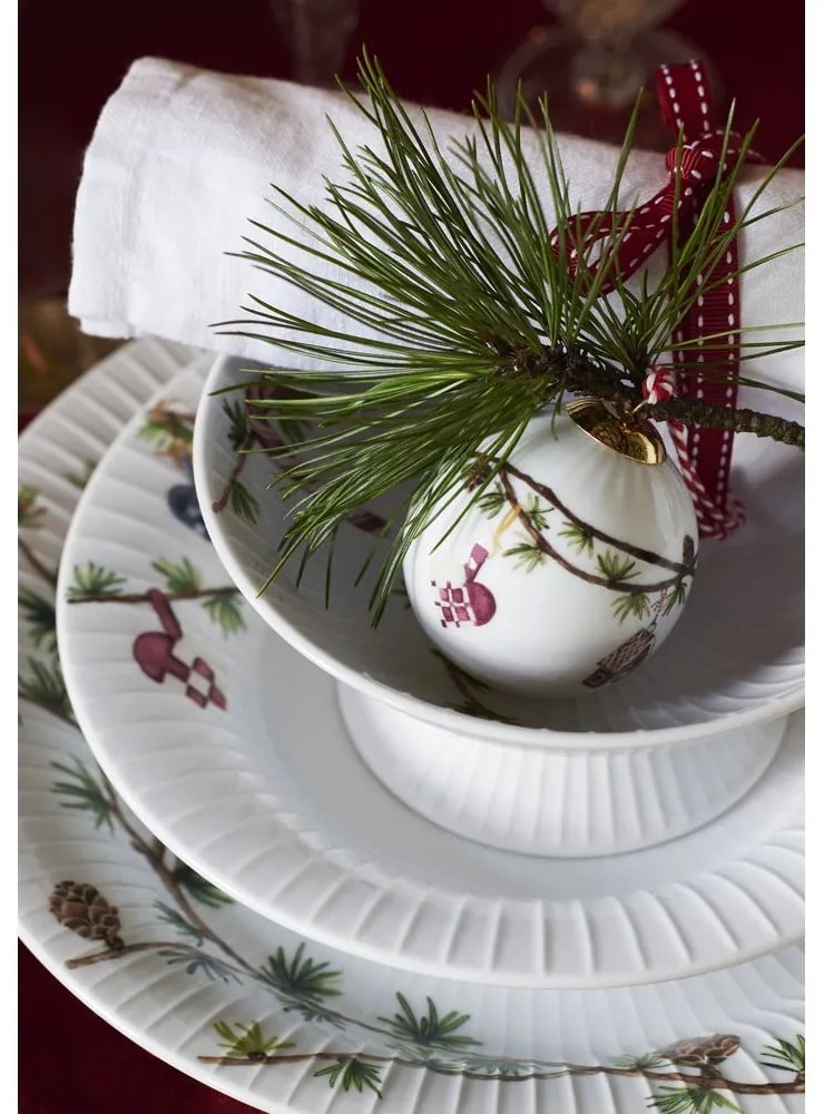 Bílá porcelánová mísa s vánočním motivem ø 16 cm Hammershøi Christmas – Kähler Design