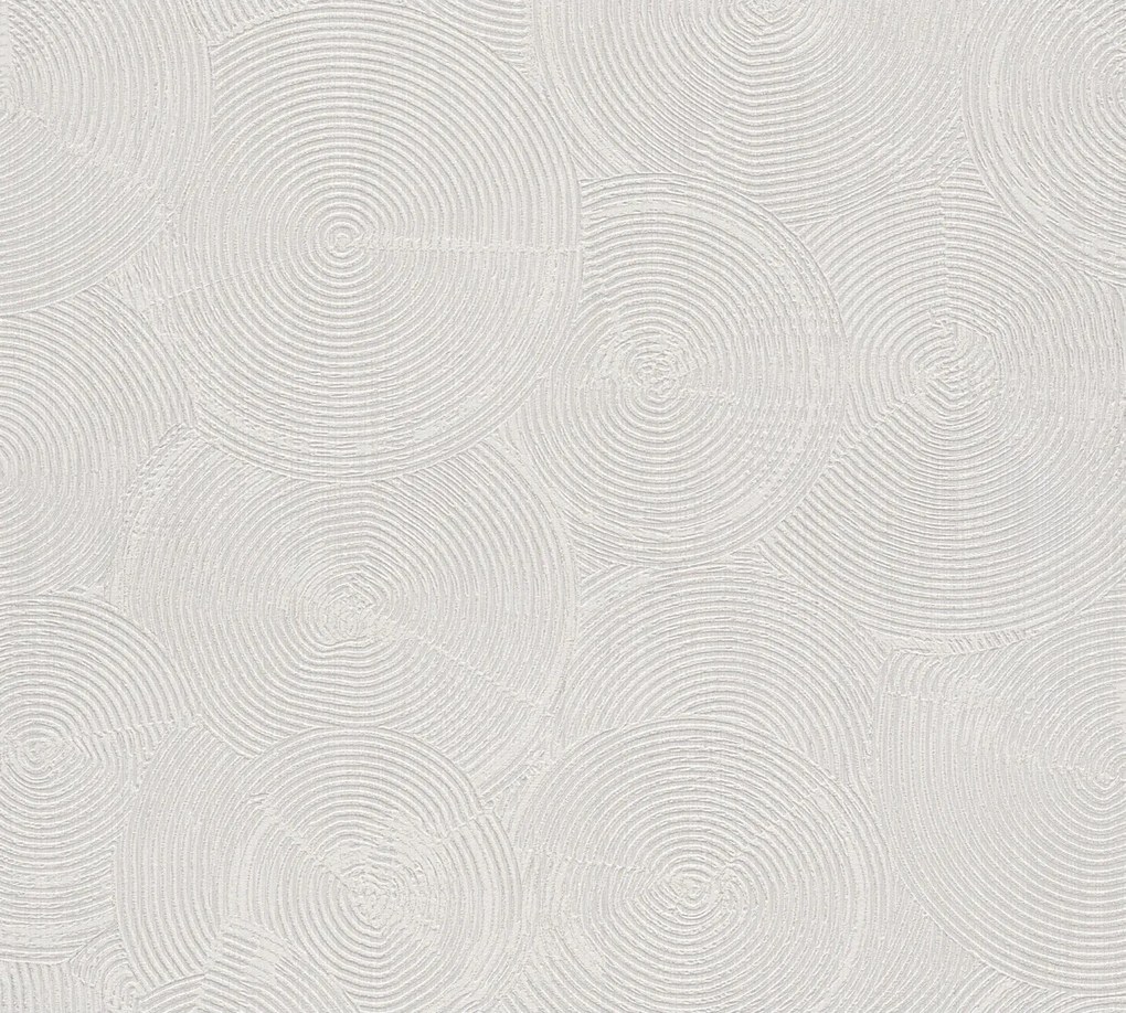 A.S. Creation Vliesová tapeta Shades of White 379001, 10,05 x 0,53 m