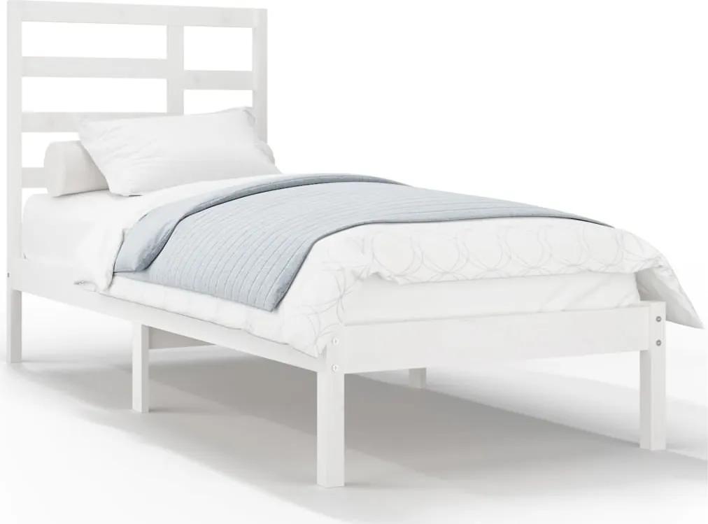 vidaXL Rám postele masivní dřevo 100 x 200 cm [3105786] Barva: Přírodní