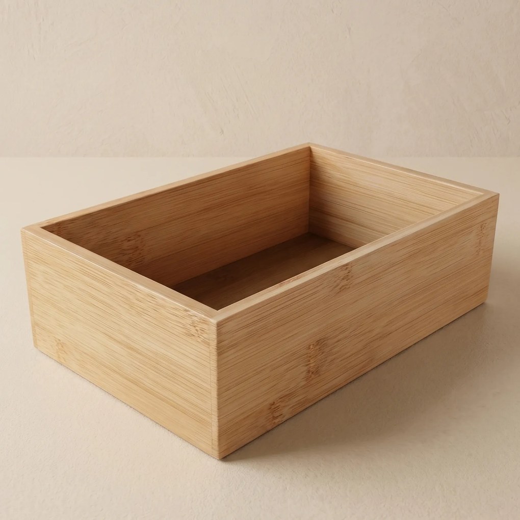 Bambusový organizér na stůl, 15 x 23 x 7 cm