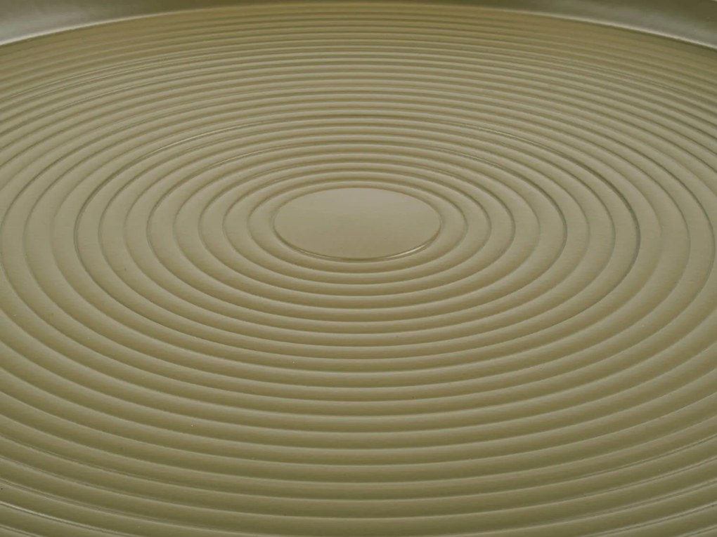 Odkládací stolek rizky ø 40 x 43 cm zelená MUZZA