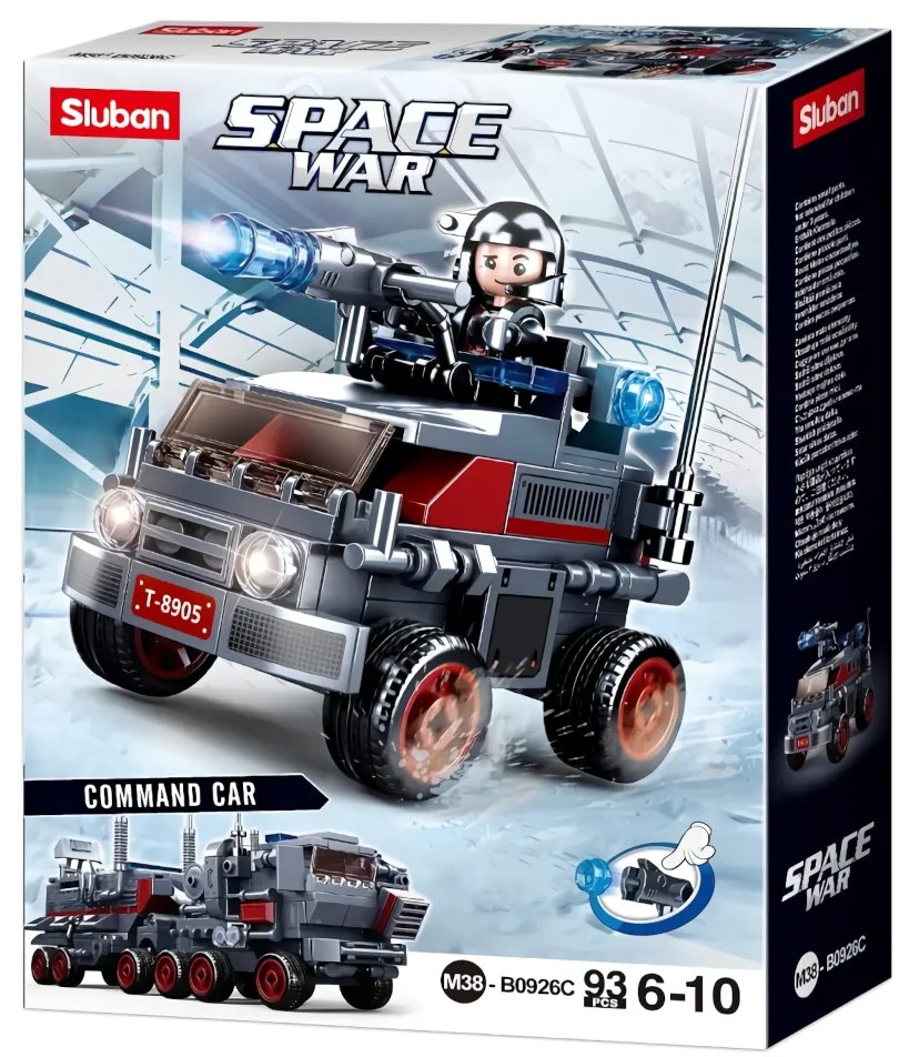Sluban Space War M38-B0926C Vozidlo s vodními děly