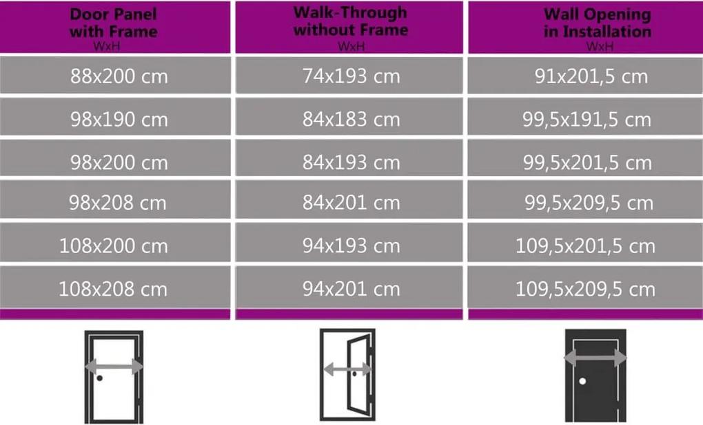vidaXL Vchodové dveře bílé 98 x 190 cm PVC [3187904] Barva: antracitová zvenku / bílá uvnitř