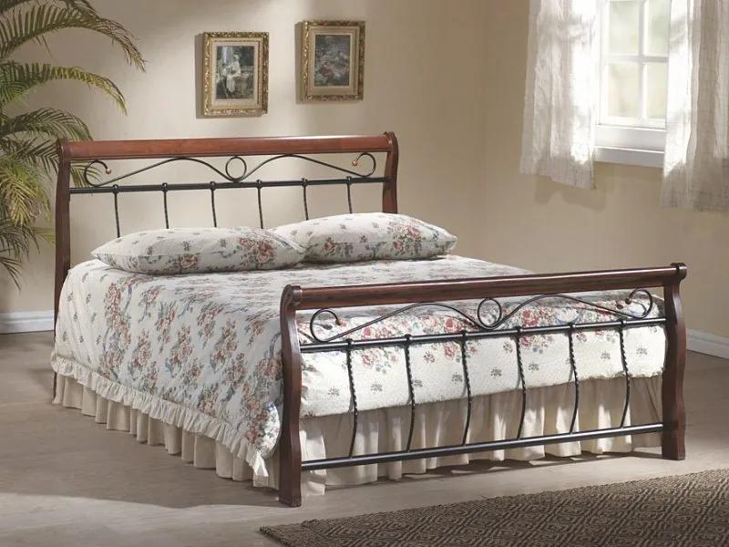 Manželská postel VENECIA třešeň antická 180x200 cm