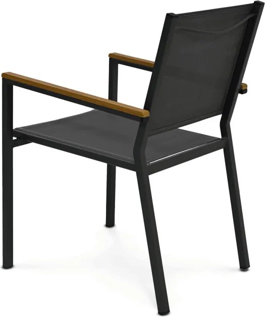 Zahradní židle šedá AZC-L1303 GREY - drobná chyba z výroby