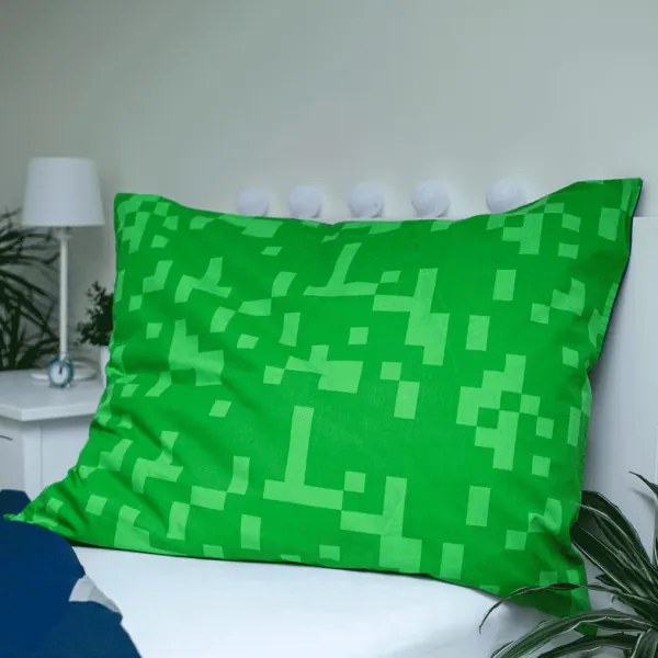 Jerry Fabrics Povlečení bavlna Minecraft Sssleep Tight 140x200, 70x90 cm