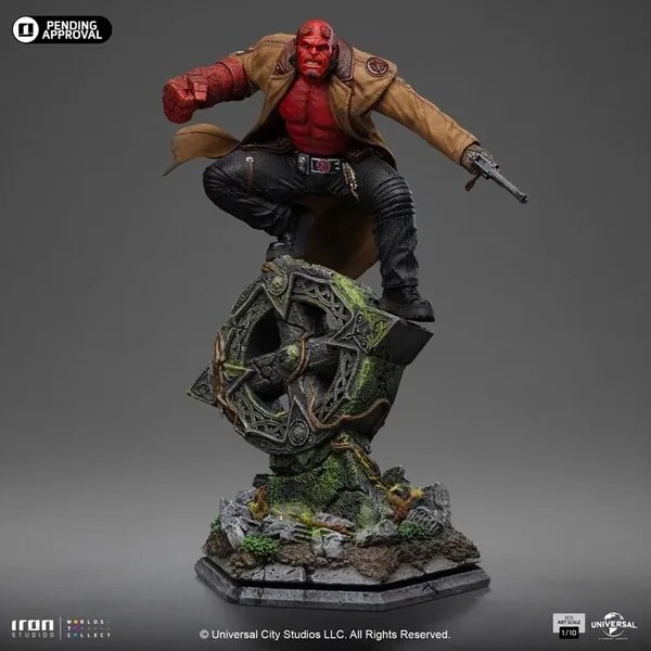 Soška IRON STUDIOS Hellboy 28 cm
