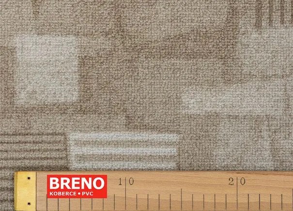 Breno Metrážový koberec EDITOR 37, šíře 400 cm, Béžová/Vícebarevné