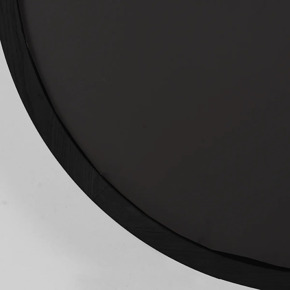 LABEL51 zrcadlo OLIVA ø90 cm černé ME-70.049