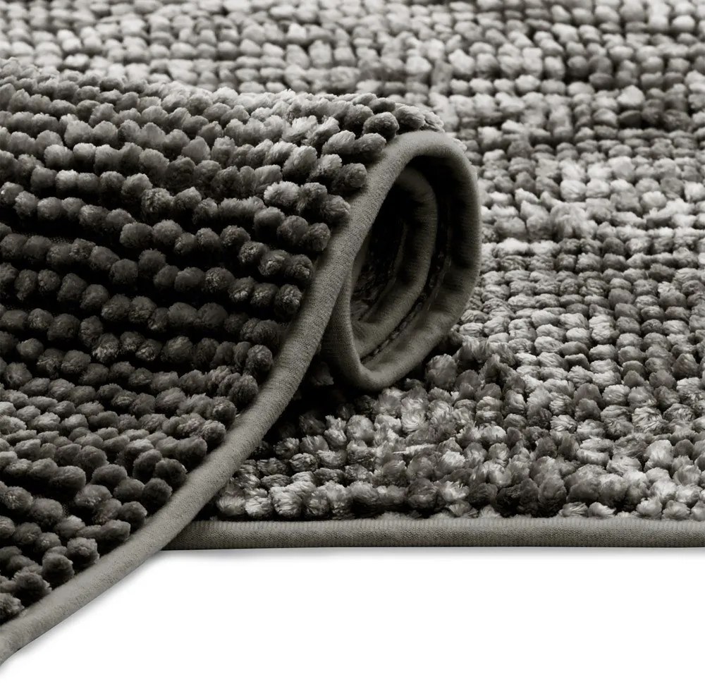 Tmavě šedé WC koupelnové předložky v sadě 2 ks 80x50 cm Bati – Restilo