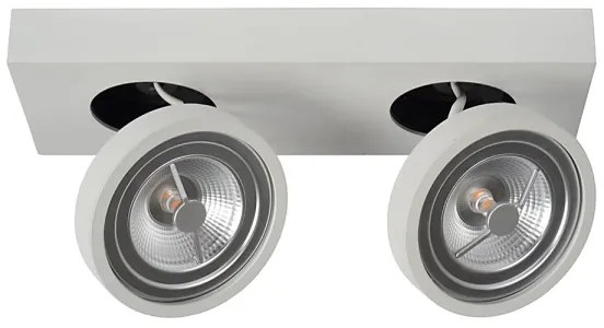 Lucide 09920/20/31 - LED Stmívatelné bodové svítidlo NENAD AR111 2xG53/10W/230V