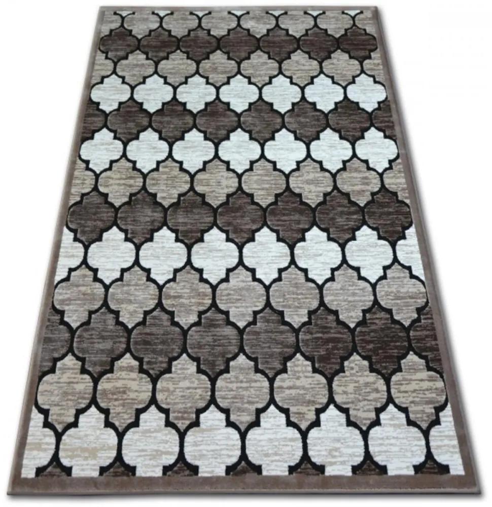 Luxusní kusový koberec Ronald hnědý 240x330cm