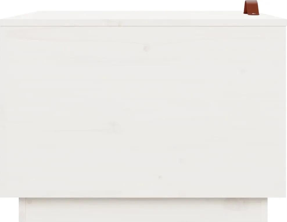 vidaXL Úložné boxy s víkem 3 ks masivní borové dřevo [818246] Barva: medová hnědá