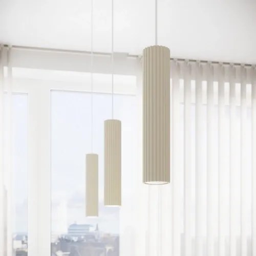 Závěsné svítidlo SOLLUX KARBON 3L krémová GU10 3x10W bez žárovek SL.1594