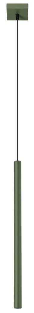 Sollux Lighting Závěsné svítidlo PASTELO 1 olivově zelené