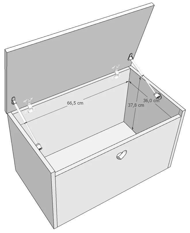 BabyBeds Úložný box - srdíčko