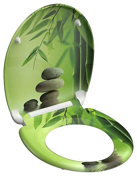 Eisl Sanitär WC prkénko Duroplast Soft Close Green Garden 82365