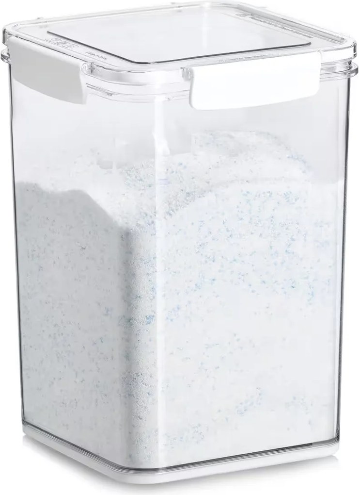 Zeller Present Dóza na potraviny s 4 klipy, včetně odměrky, 5100 ml, COMPACTA